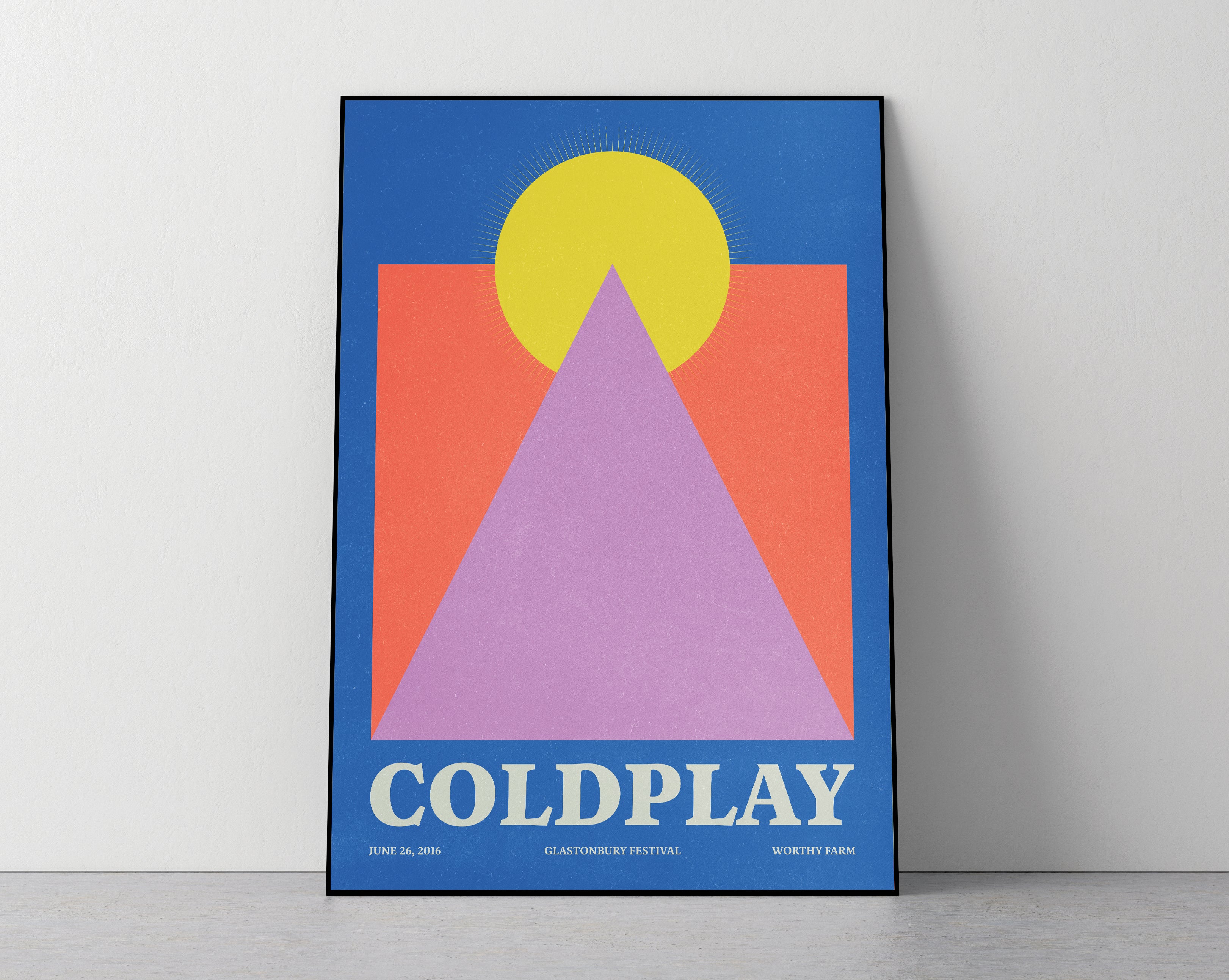 Coldplay - Art Print / Poster – Fresh Prints of London